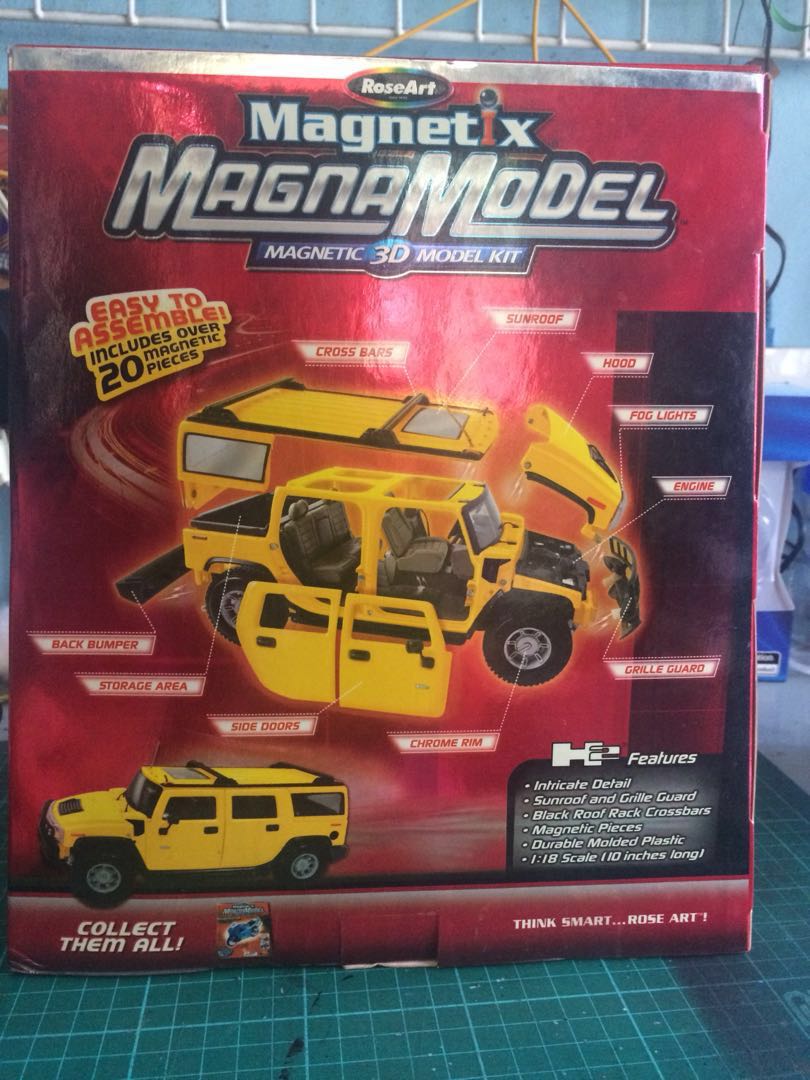 Magnetix Hummer H2 Die Cast 1/18 Scale, Hobbies & Toys, Toys & Games on Carousell