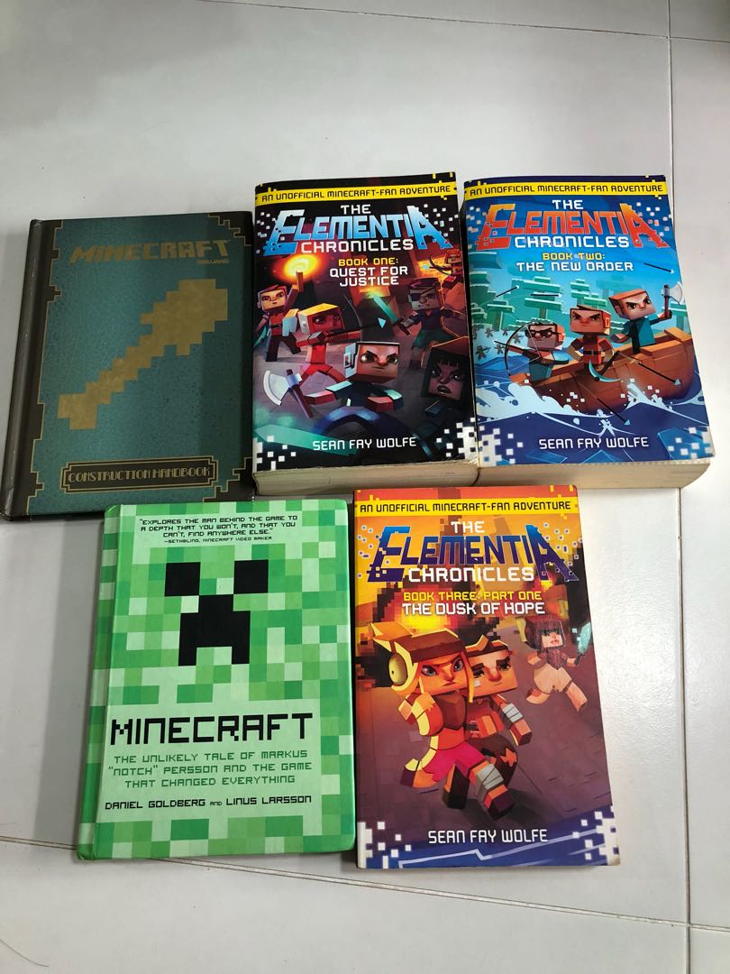 Minecraft hard book, Hobbies & Toys, Books & Magazines, Children's ...