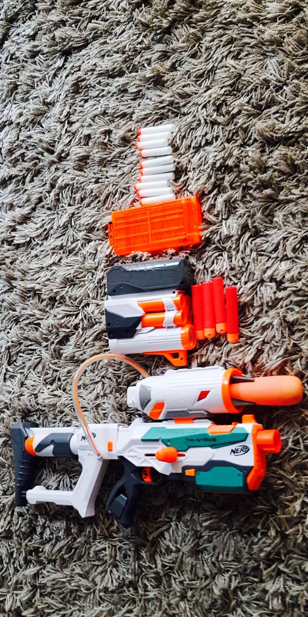 NERF Tri-Strike, Toys & Games, Others on Carousell