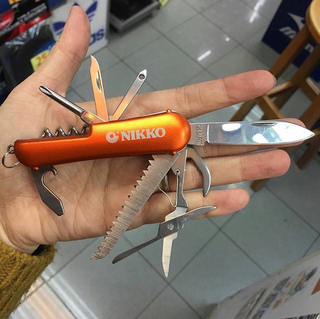 有門市～NIKKO MULTI-FUNCTION KNIFE 多功能刀 萬用刀 露營用品 #CAM118, 運動產品, 運動與健身, 運動與健身 - 有氧健身器材 - Carousell