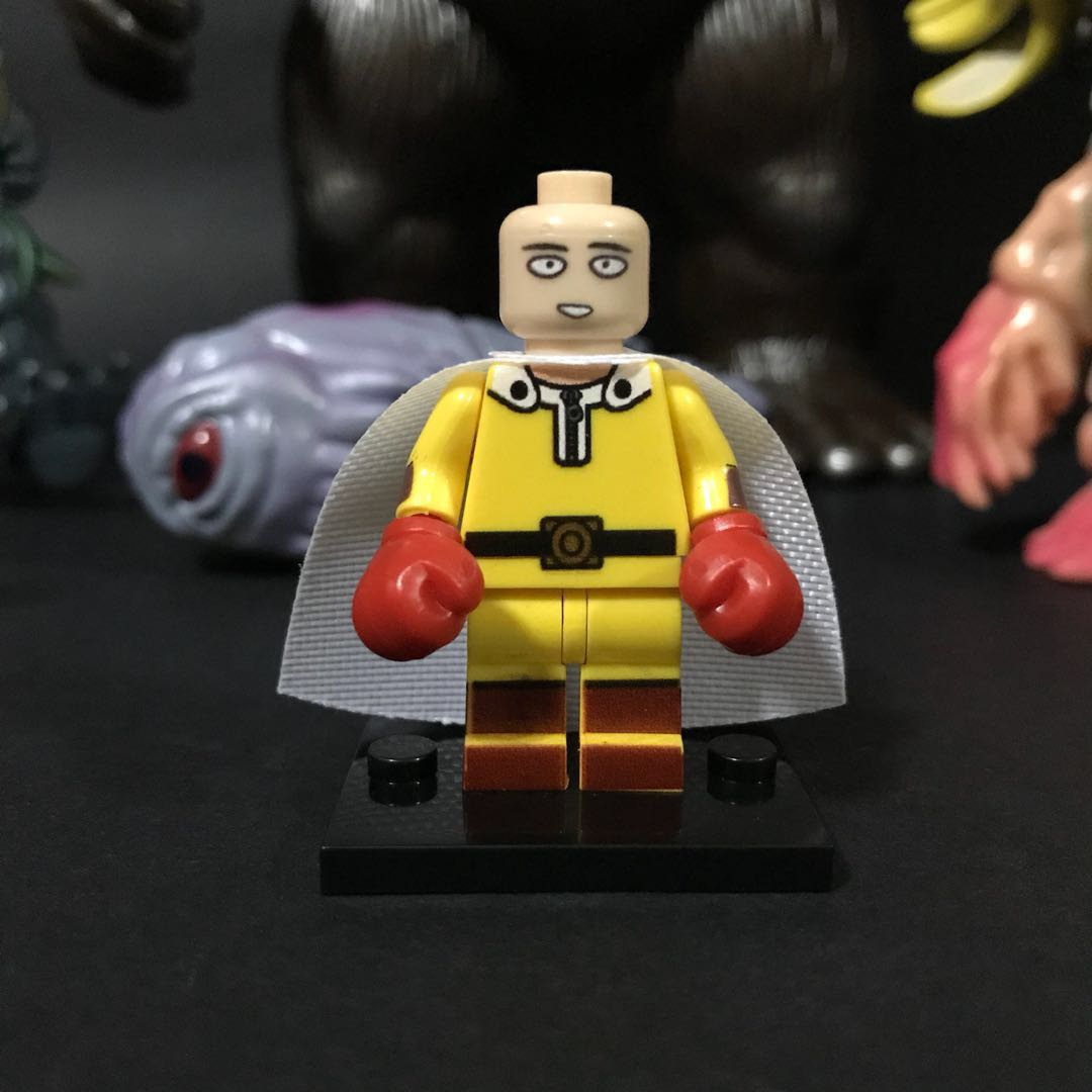 One Punch Man Saitama Custom Bricks Not Lego Anime Manga Japan, Hobbies ...