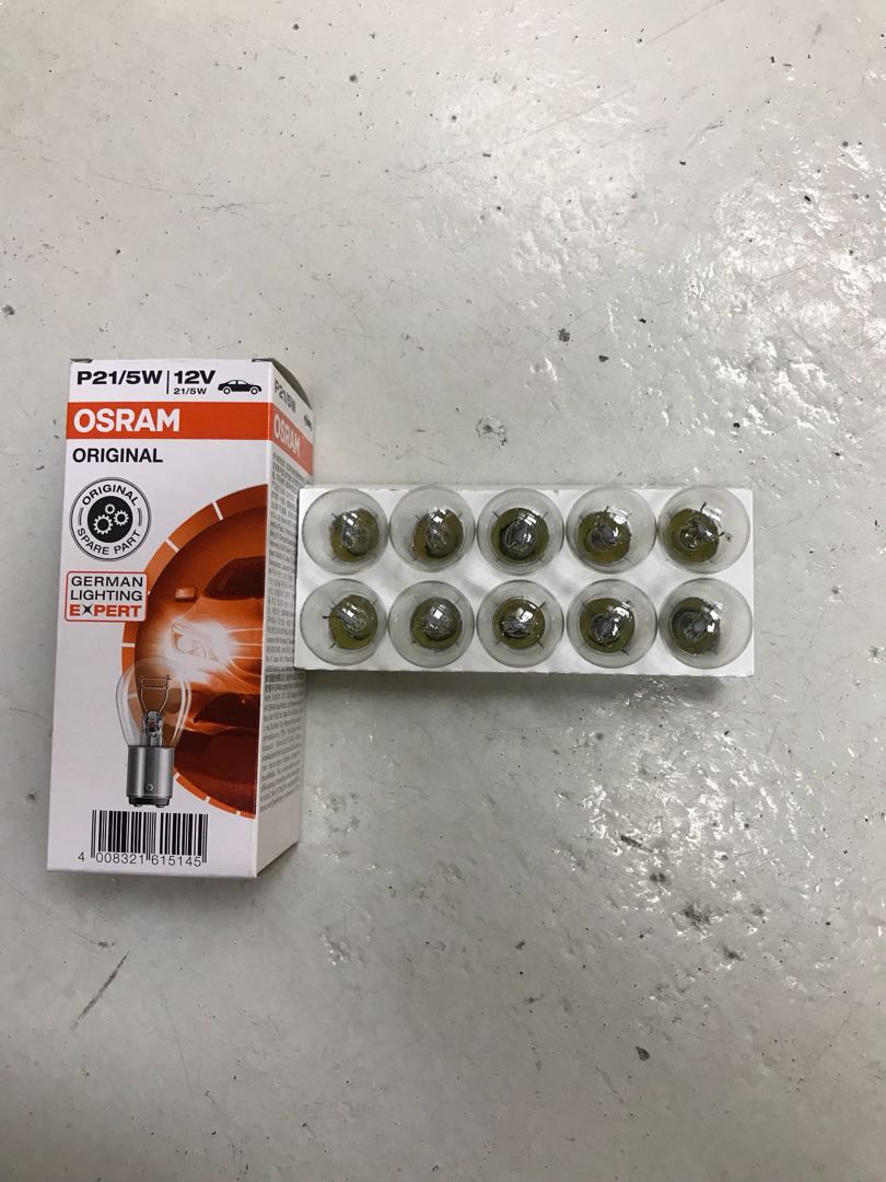 Osram tail light bulb 12v, Motorcycles, Motorcycle Accessories on Carousell