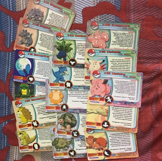 Pokemon Sticker Cards (I), Hobbies & Toys, Toys & Games on Carousell