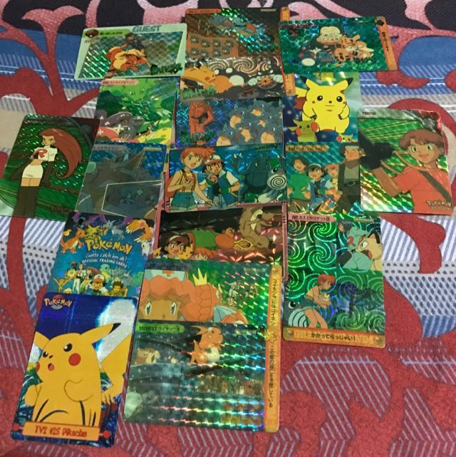 Pokemon Sticker Cards (II), Hobbies & Toys, Toys & Games on Carousell
