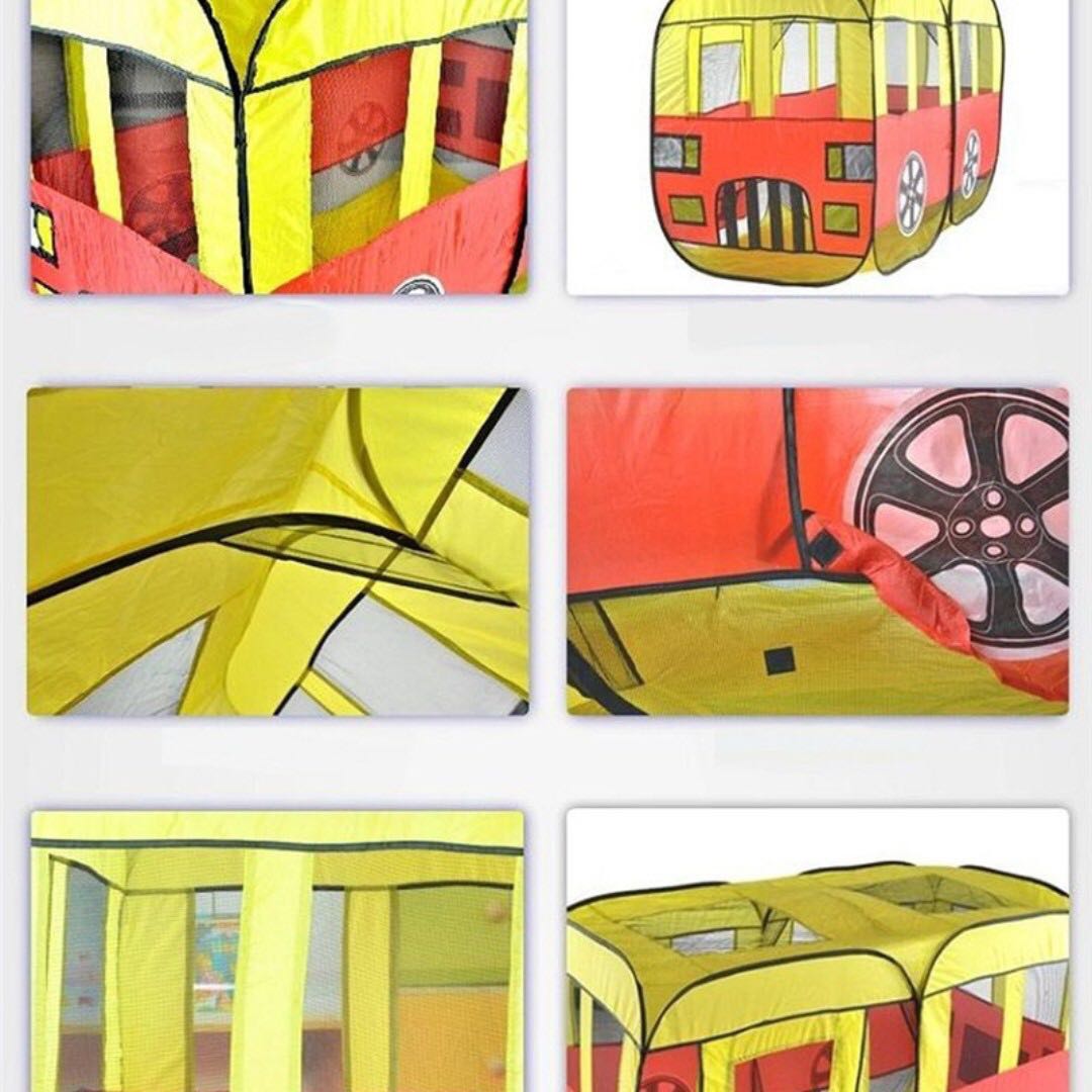 Red Bus Play Tent, Babies & Kids, Infant Playtime on Carousell