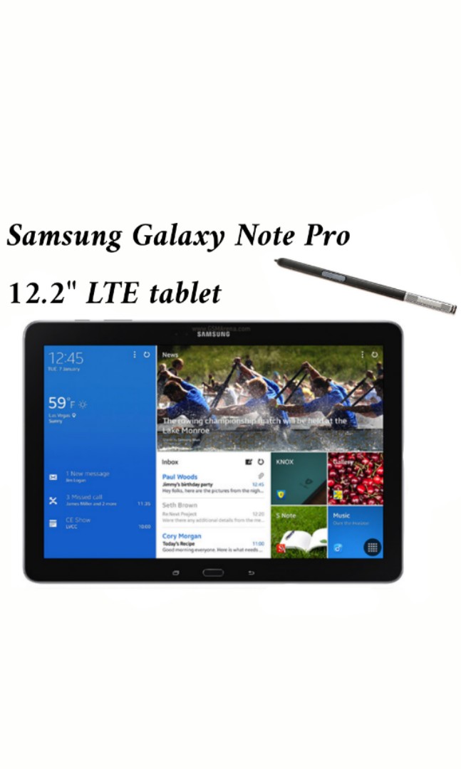 Samsung Tablet (12.2" LTE), Mobile Phones & Gadgets, Tablets, Android ...