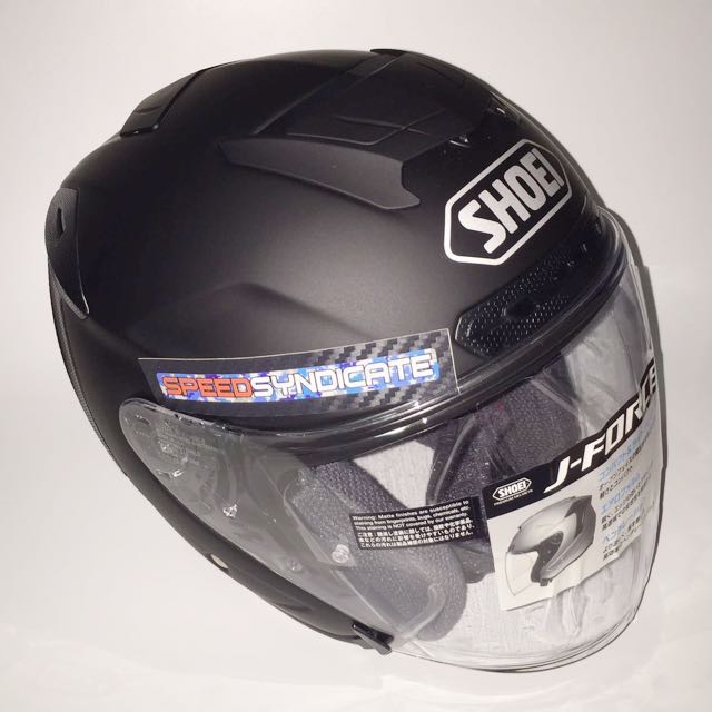 Shoei J Force 4 - Matte Black, Motorcycles, Motorcycle Accessories on ...
