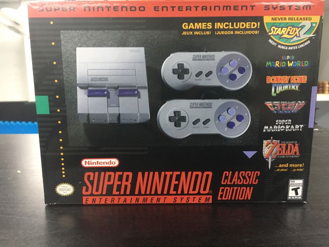 Super Nintendo Classic Console, Video Gaming, Video Game Consoles ...