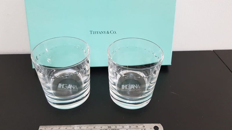 Tiffany Authentic Glassware: Set of Glasses by ANA, Furniture & Home ...