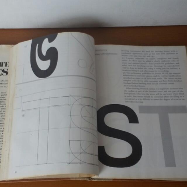 VINTAGE BOOK, Lettering Design, Form & Skill In The Design And Use Of ...