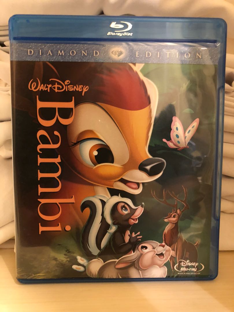 Walt Disney Bambi Diamond Edition Blu-Ray, Hobbies & Toys, Music ...