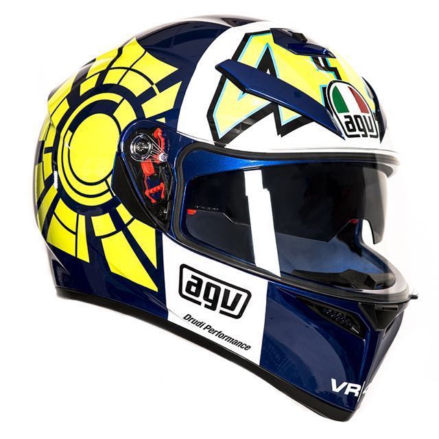 AGV K-3SV Full Face Helmet - Winter Test 2012, Motorcycles, Motorcycle ...