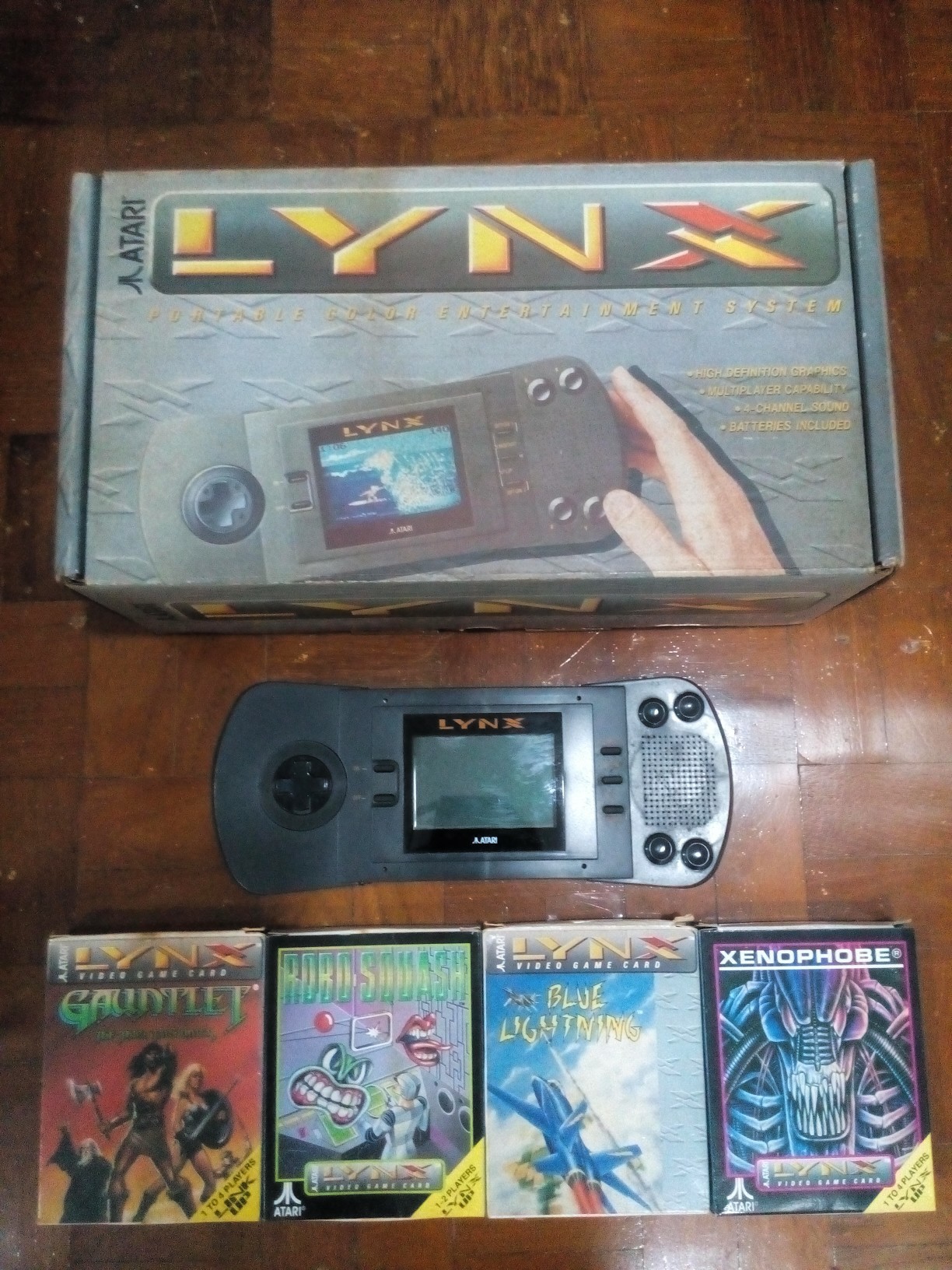 Atari Lynx Portable Color Entertainment System Handheld Console, Video ...
