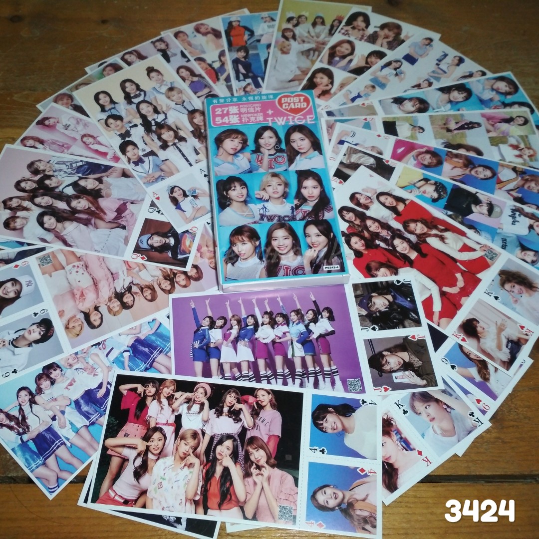 AVAILABLE TWICE POSTCARDS WITH MINI POKER CARDS, Hobbies & Toys ...