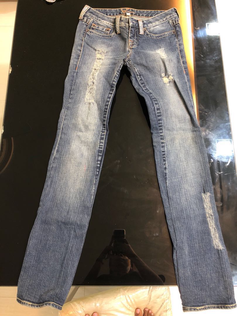 Bebe diamond studded jeans, Women's Fashion, Bottoms, Jeans & Leggings ...