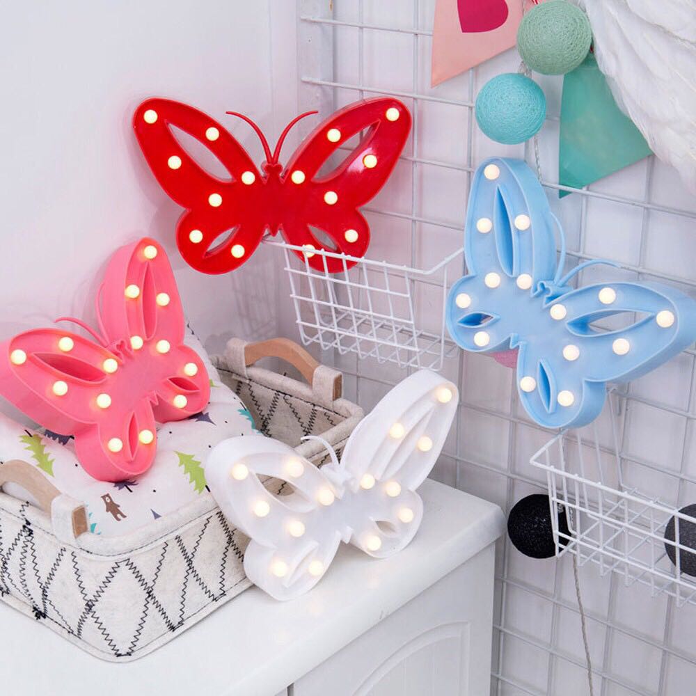 BUTTERFLY LED LIGHT STAND, Furniture & Home Living, Home Decor, Other ...