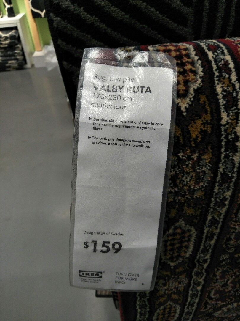 Ikea Valby Ruta Carpet, Furniture & Home Living, Home Decor, Carpets ...