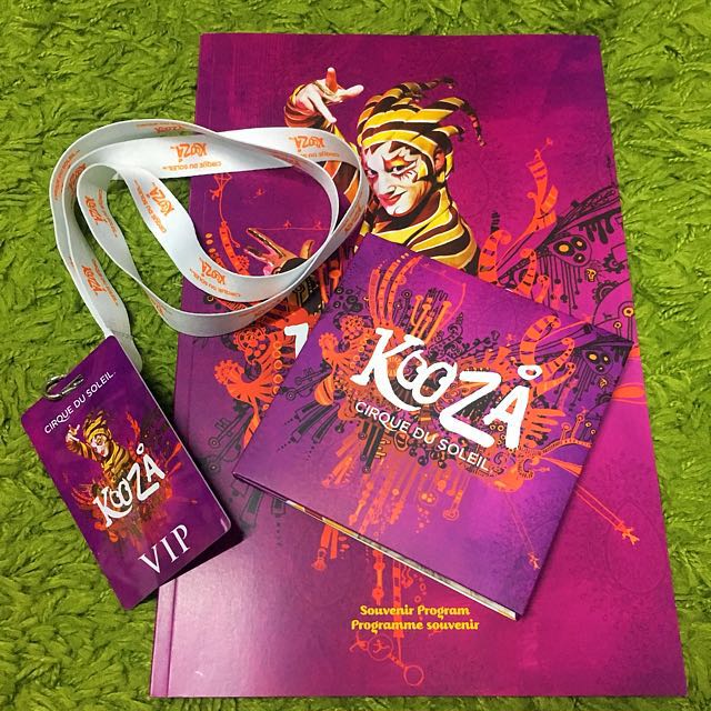 KOOZA CD, Programme Booklet, Lanyard, Bag, Everything Else on Carousell