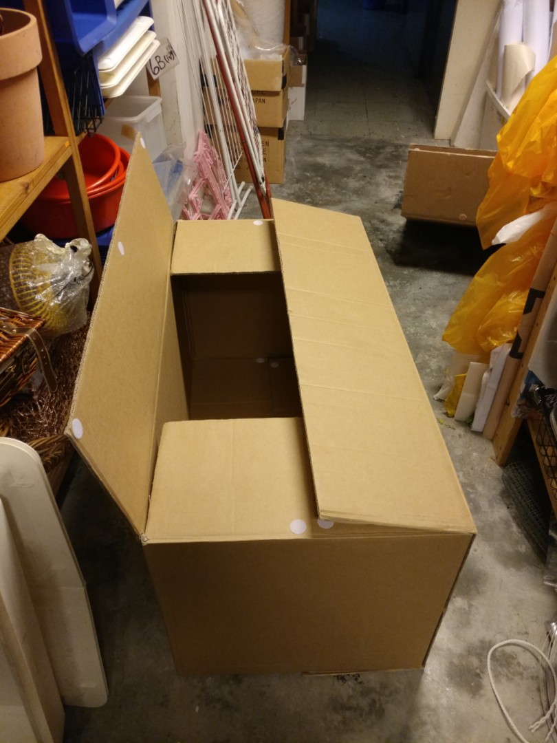 Large Cardboard box, Everything Else on Carousell