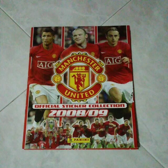 Manchester United Official Sticker Collection 08/09, Hobbies & Toys ...