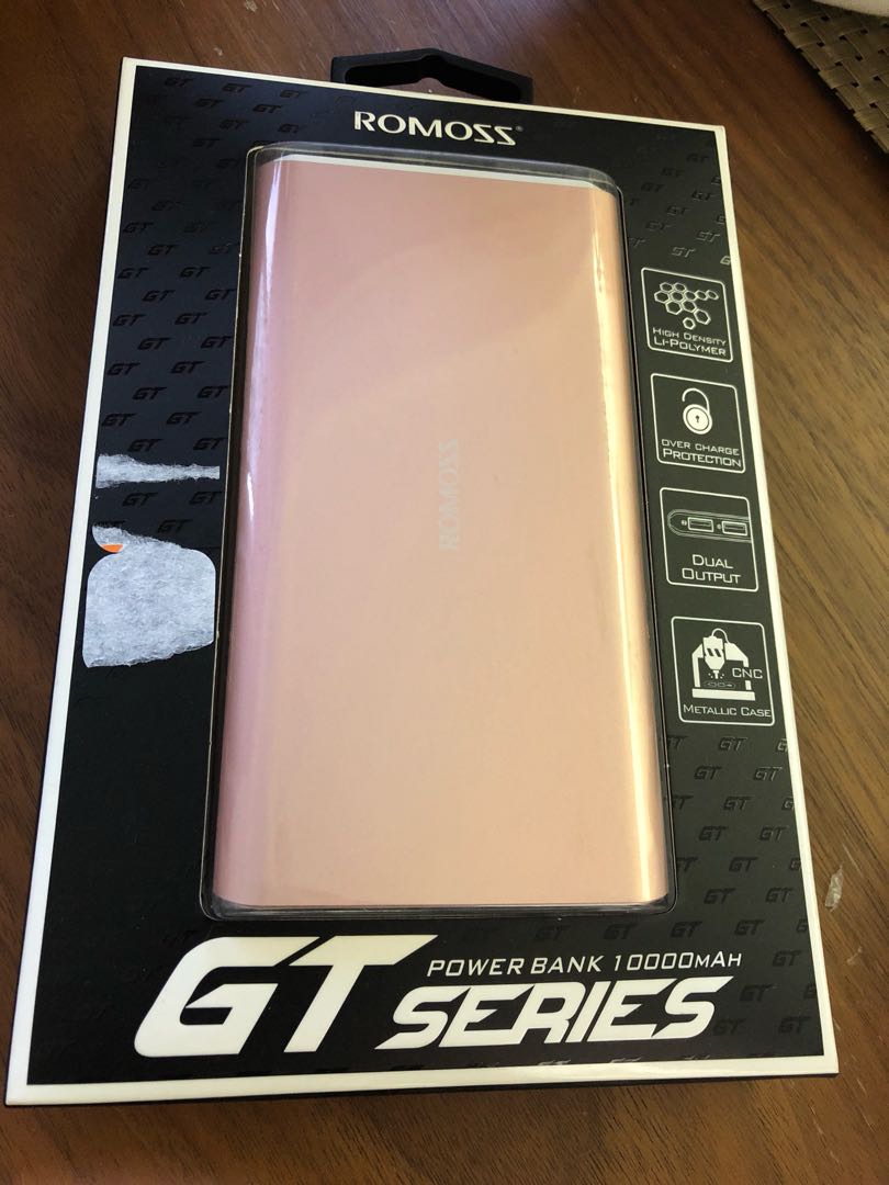 ROMOSS Power Bank 10000mah GT Series, Mobile Phones & Gadgets, Mobile ...