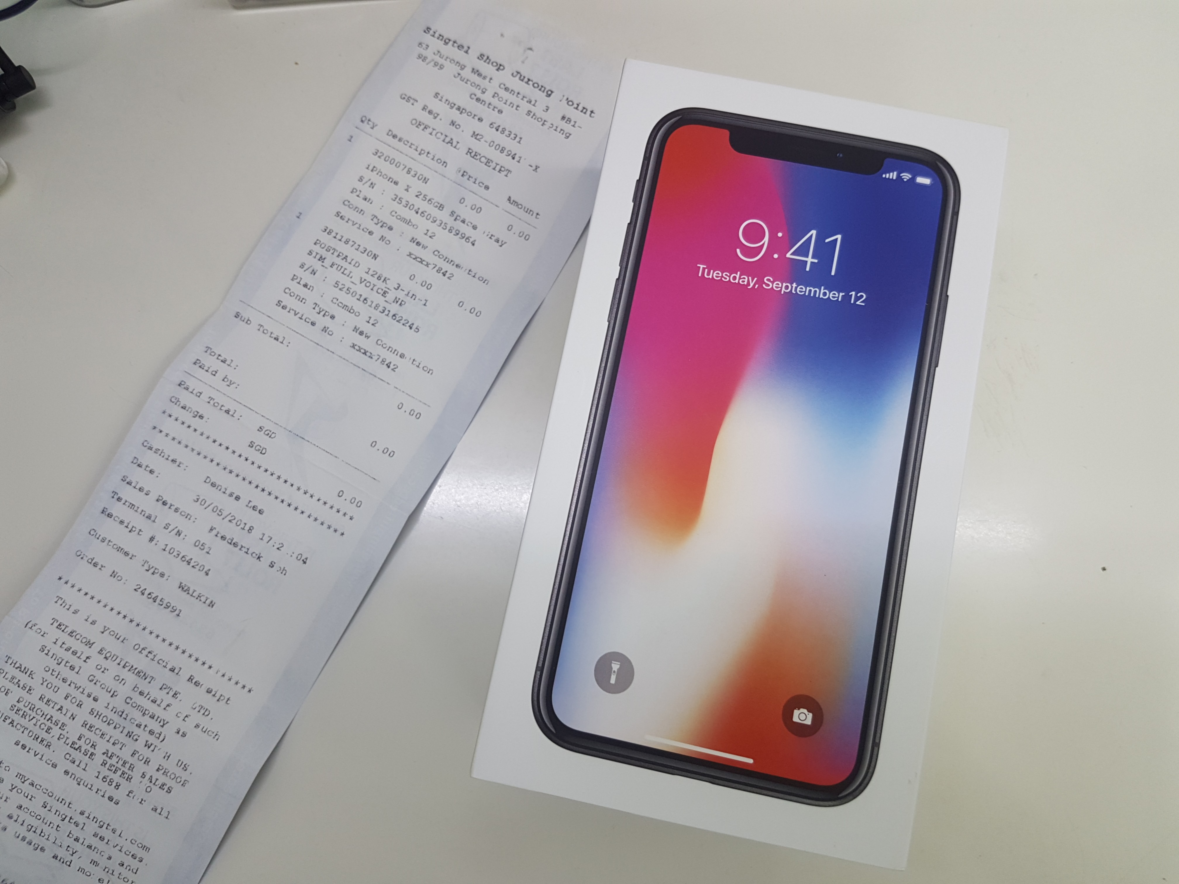 Singtel set.iPH X 256gb, Mobile Phones & Gadgets, Mobile Phones, iPhone ...