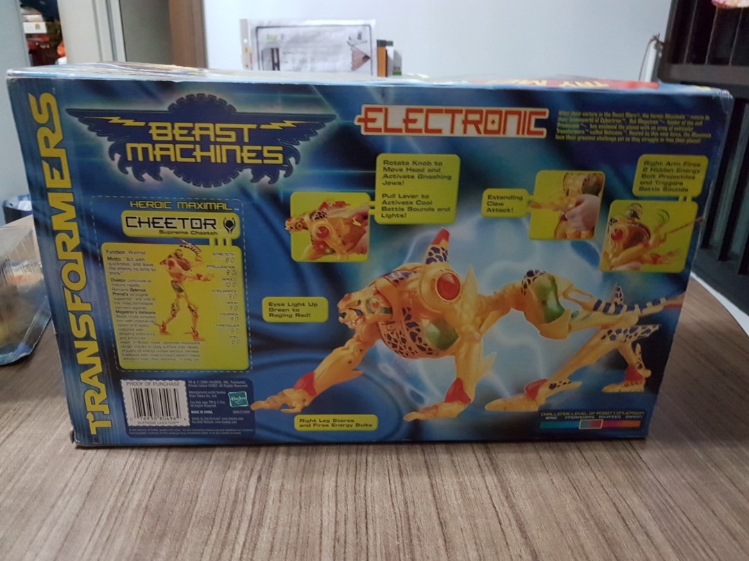 Transformers Beast Machine electronic supreme cheetor, Hobbies & Toys ...