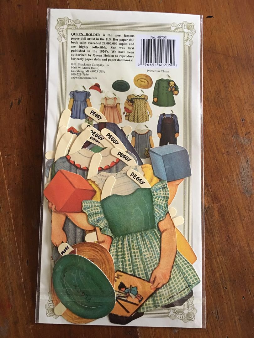 Vintage Paper Doll by Queen Holden (The Shackman Collection), Hobbies ...