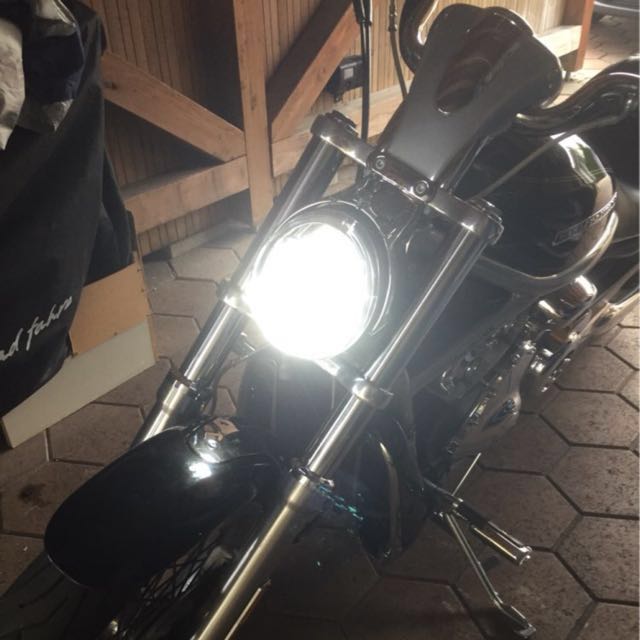 Vrod V Rod LED Headlights, Motorcycles, Motorcycle Accessories on Carousell