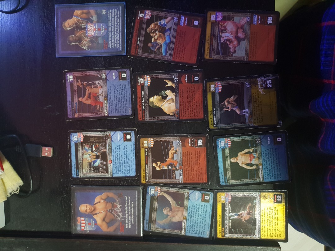 WWE Kurt Angle amd Team Angle cards, Hobbies & Toys, Toys & Games on ...