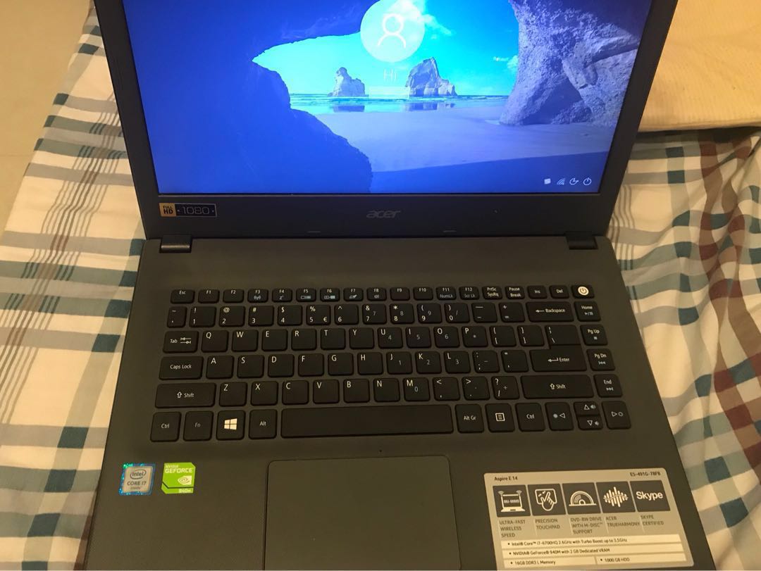 Acer Aspire E14 gaming laptop, Computers & Tech, Laptops & Notebooks on ...