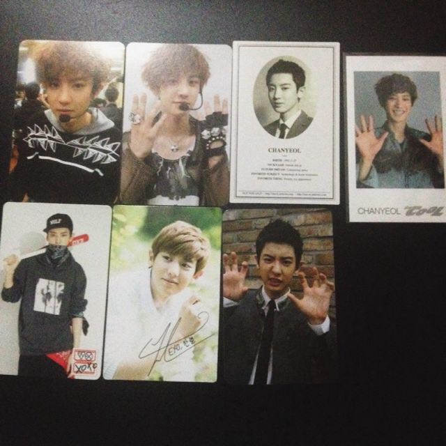 Exo Chanyeol Photocards, Hobbies & Toys, Memorabilia & Collectibles, K ...