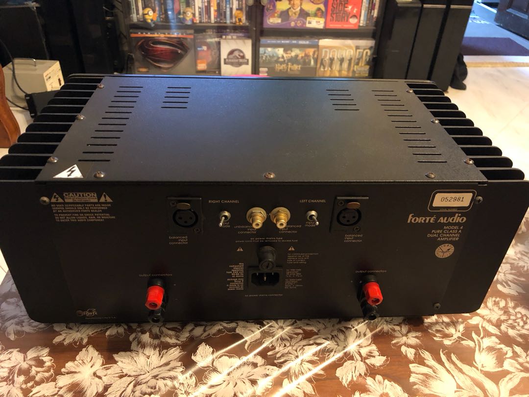 Forte Model 4 Class A Power & Forte F44 Class A Pre by Threshold, Audio ...