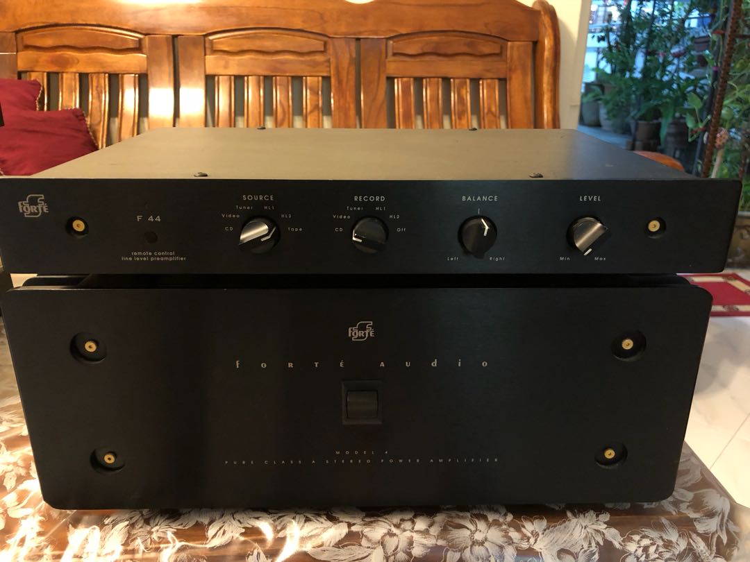 Forte Model 4 Class A Power & Forte F44 Class A Pre by Threshold, Audio ...