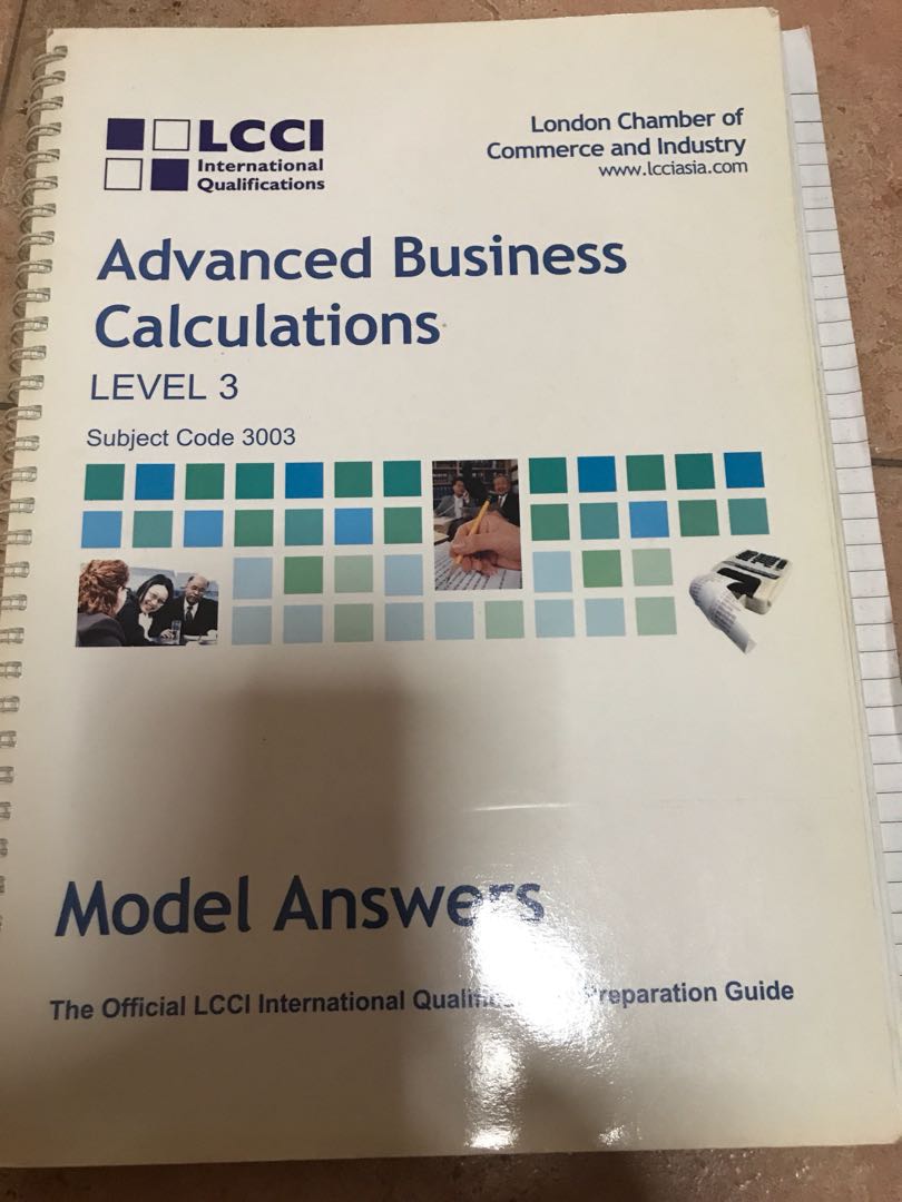 LCCI Advanced business calculations model answers, Computers & Tech ...