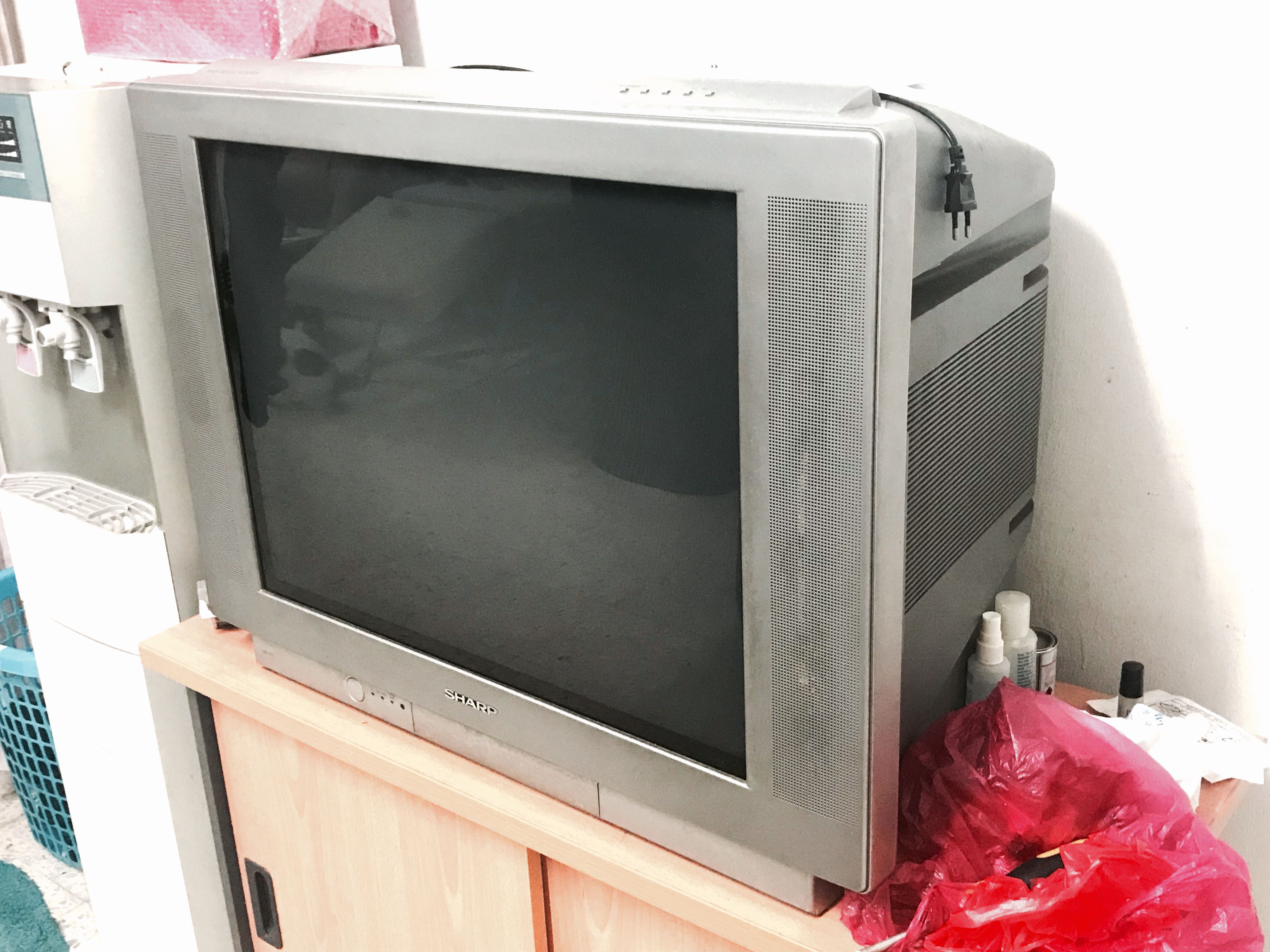 SHARP CRT BOX TV, TV & Home Appliances, TV & Entertainment, TV on Carousell