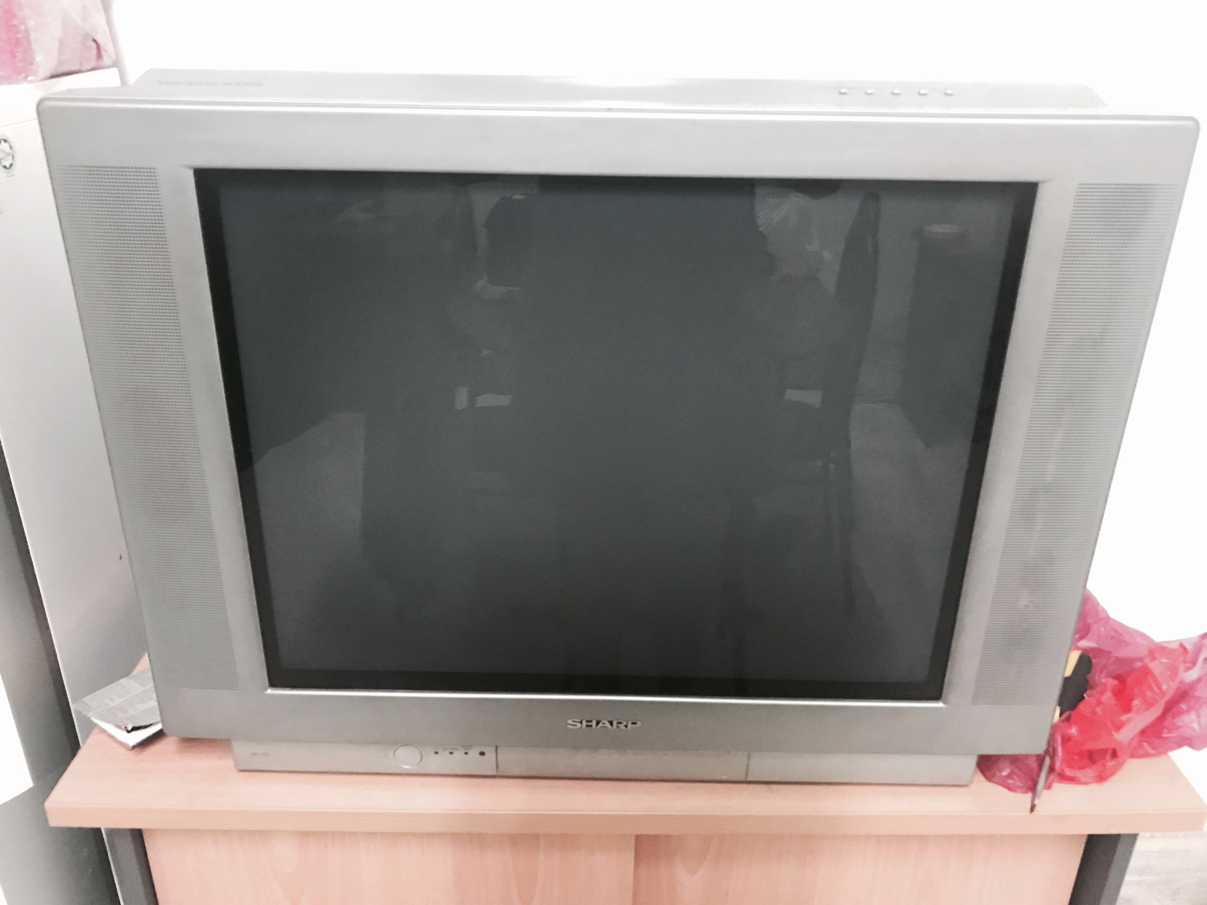 SHARP CRT BOX TV, TV & Home Appliances, TV & Entertainment, TV on Carousell