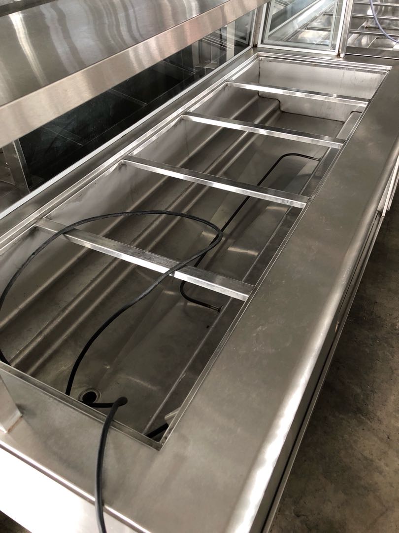 Stainless Steel Ban Marie Nasi Campur, Furniture & Home Living ...