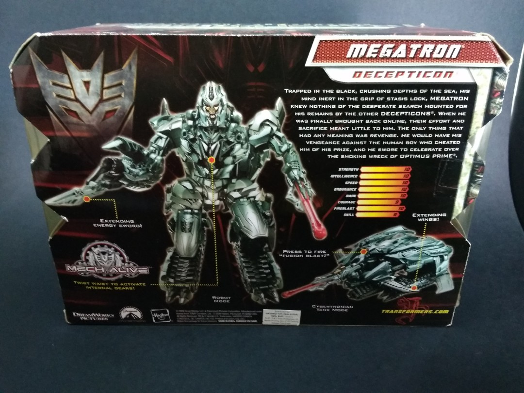 Transformers Revenge of the Fallen Voyager Class Megatron 1st version ...