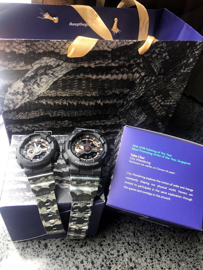 Very rare couple set - Uob x G-Shock, Mobile Phones & Gadgets ...