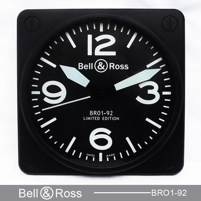 Wall Clock jam dinding Bell & Ross, Furniture & Home Living, Home Decor ...