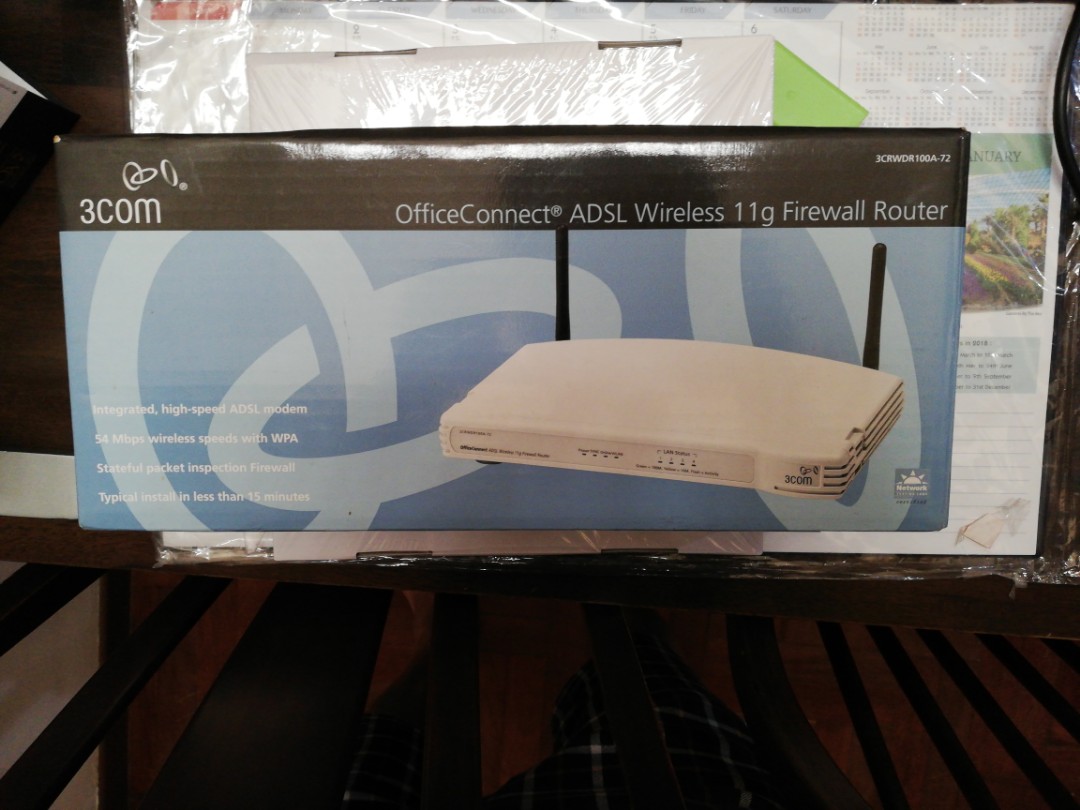 3com ADSL wireless 11g Firewall Router, Computers & Tech, Parts ...