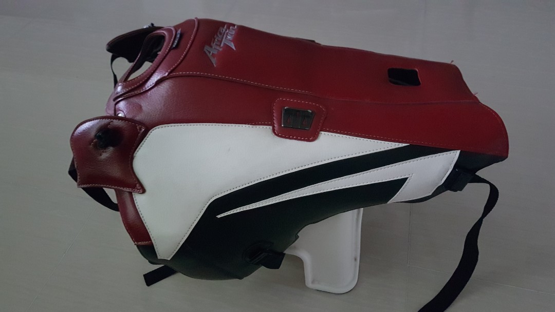 CRF1000L Red Bagster Tank Bra, Motorcycles, Motorcycle Accessories on ...