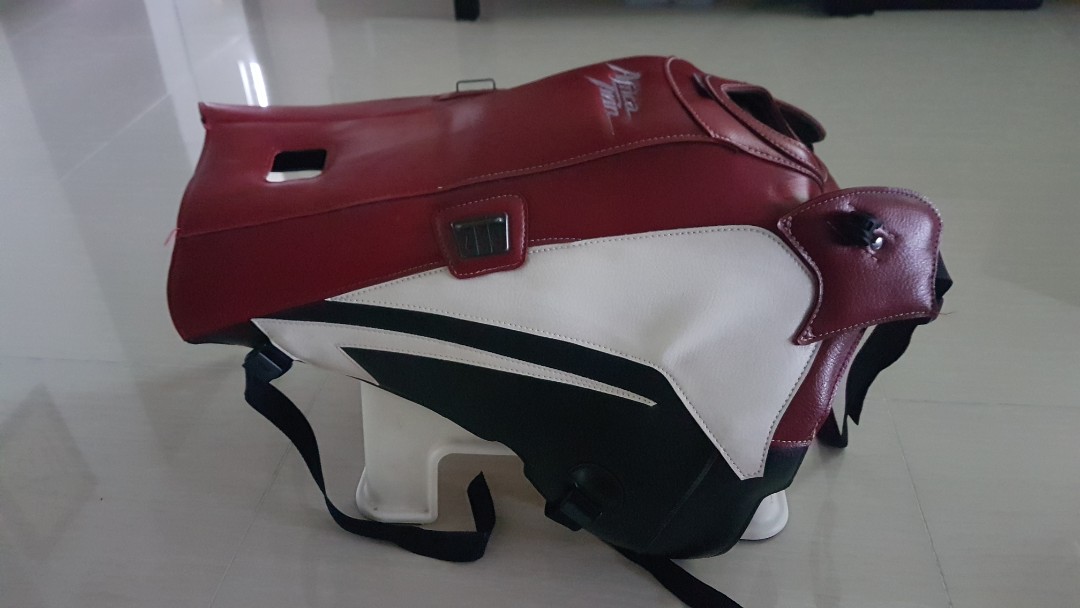 CRF1000L Red Bagster Tank Bra, Motorcycles, Motorcycle Accessories on ...