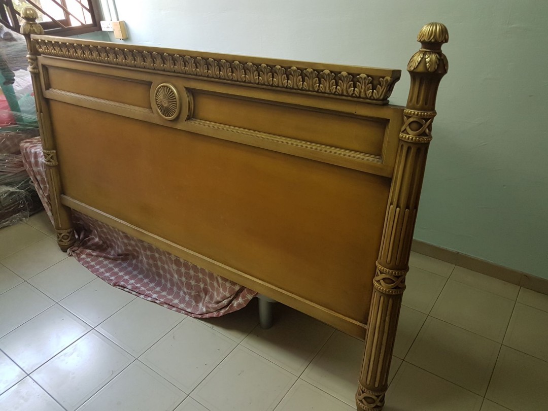 Bed frame, Furniture & Home Living, Furniture, Bed Frames & Mattresses ...