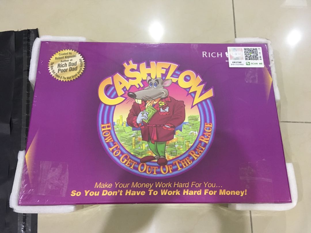 CashFlow 101 how to get out of rat race English, Hobbies & Toys, Toys ...