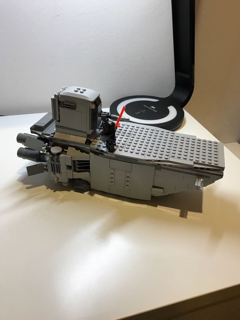 Custom modified lego Compatible Star Wars first Order troop transport ...