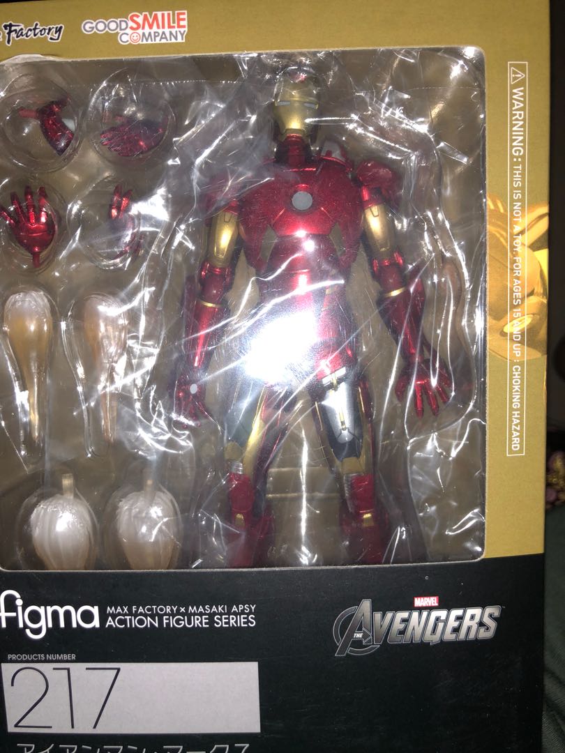 Figma Iron man, Hobbies & Toys, Toys & Games on Carousell