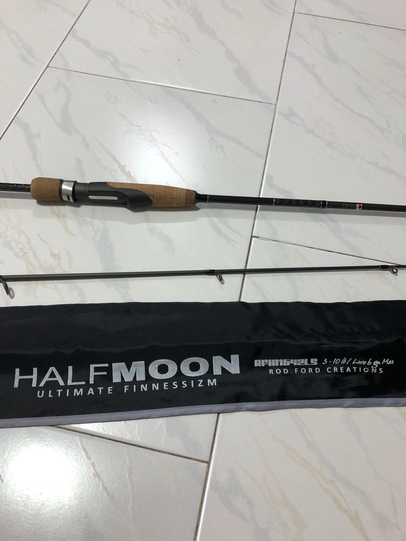 Half moon finesse fishing rod, Sports Equipment, Fishing on Carousell