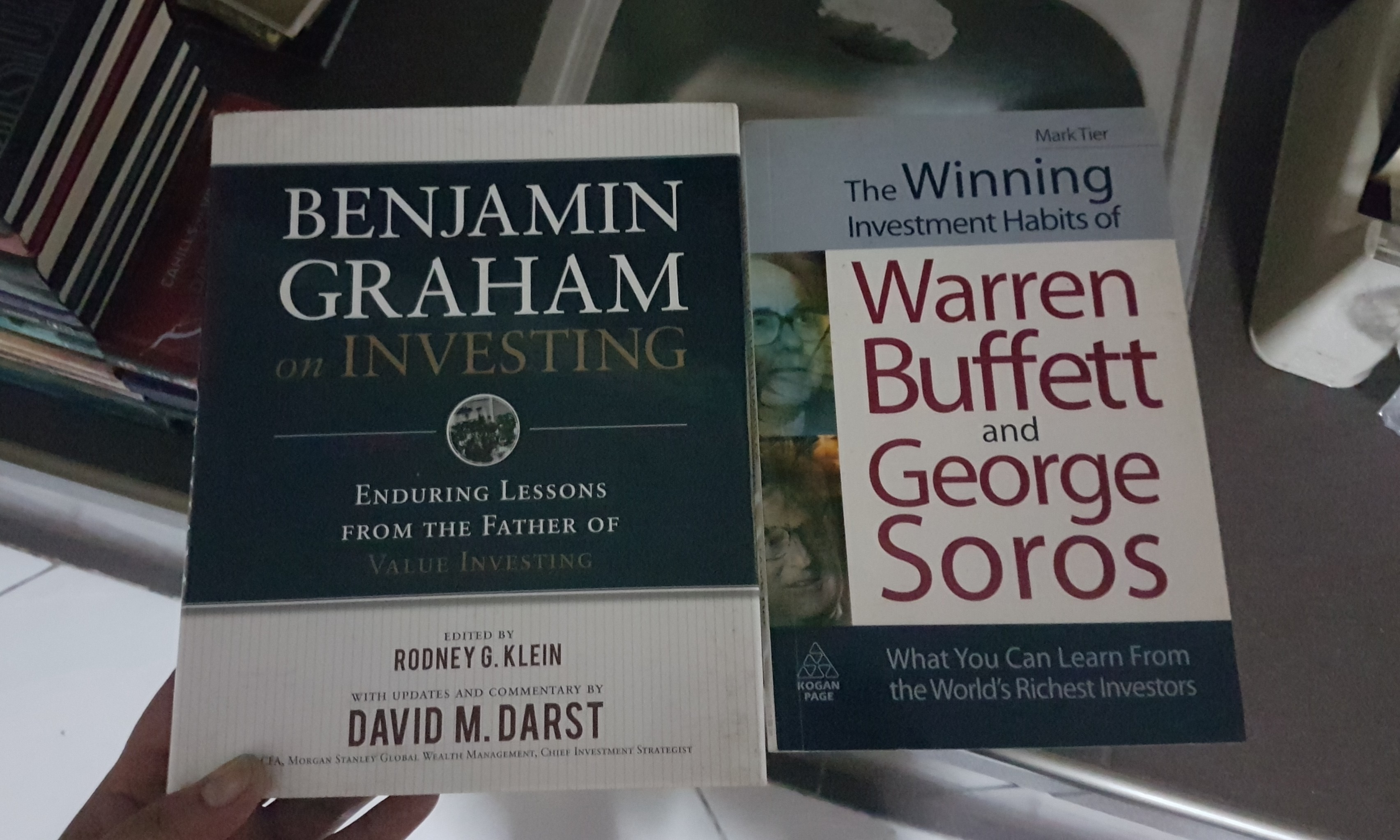 2 book set of Investment Books (Warren Buffett/George Soros and ...